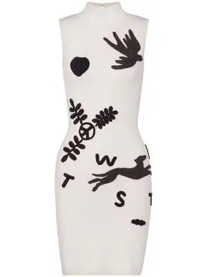 Moschino Jeans High Neck Dresses For Women
