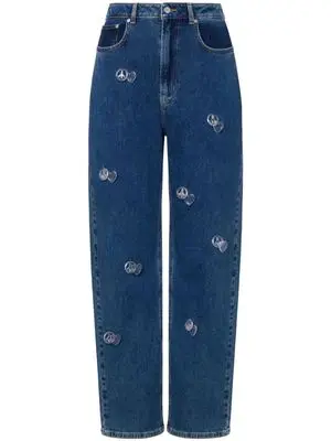 Moschino Jeans Slim Fit Bottoms For Women
