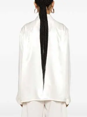 JIL SANDER Logo-appliqué Drop-shoulder Shirt