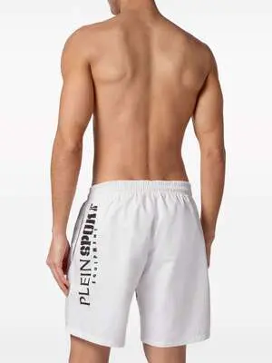 PLEIN SPORT Tiger Print Swim Shorts