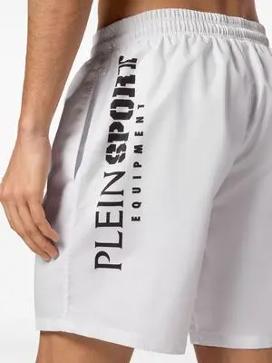 PLEIN SPORT Tiger Print Swim Shorts