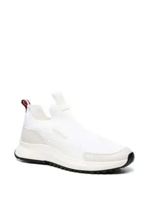 Bally Outline Logo-patch Sneakers - White