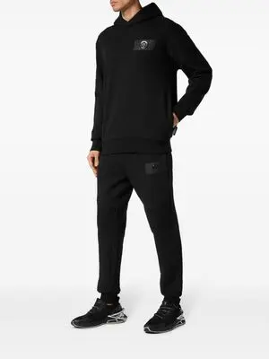 PLEIN SPORT Ribbed Panelling Hoodie