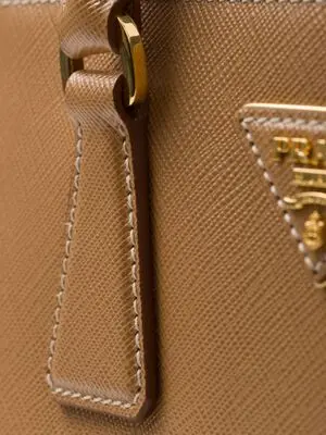 Prada Small Galleria Tote Bag - Brown