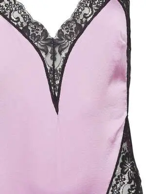 FLEUR DU MAL Venus Lace Teddy - Purple