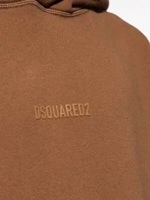 Dsquared2 Logo Print Hoodie - Brown