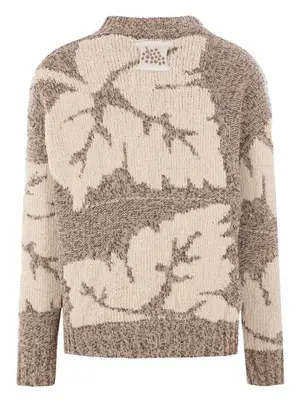 FEDERICO CINA Grape Intarsia Knit Jumper