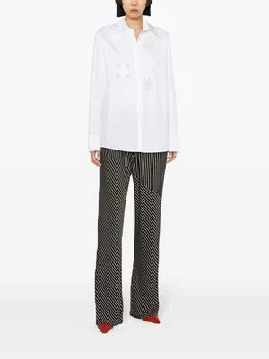 Viktor & Rolf Patch-embroidered Cotton Shirt