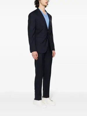 Boglioli Twill Virgin-wool Suit - Blue