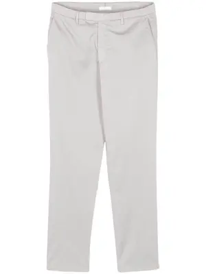 Boglioli Pressed-crease Straight-leg Trousers - Grey