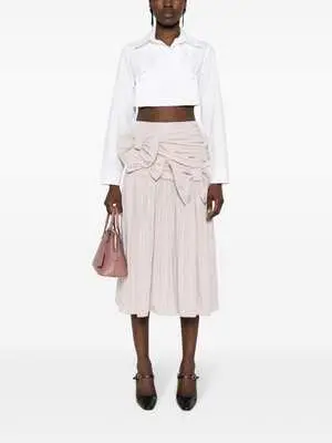 Viktor & Rolf Bow-detail Draped Skirt