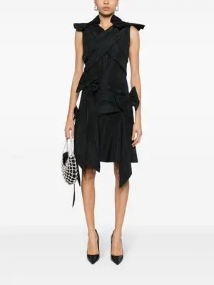 Viktor & Rolf Draped Bow-detail Mini Dress