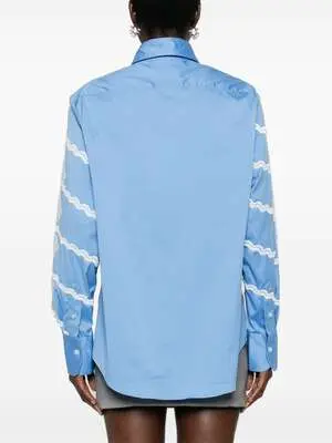 Viktor & Rolf Lace Detail Poplin Shirt