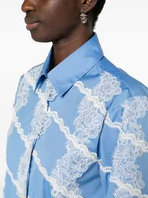 Viktor & Rolf Lace Detail Poplin Shirt