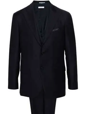 Boglioli Interlock-twill Virgin-wool Suit
