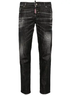 Dsquared2 Straight Hem Jeans For Women