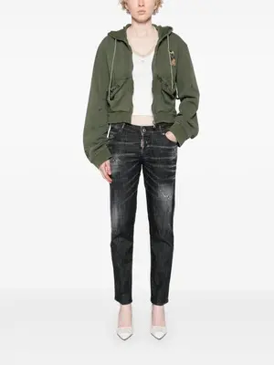 Dsquared2 Jennifer Low-rise Skinny Jeans - Black