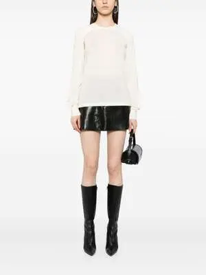Helmut Lang Cut-out Layered Jumper - Neutrals