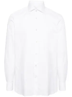 Zegna Spread-collar Cotton Shirt