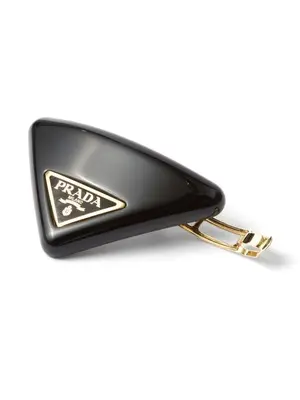 Prada Plexiglas Triangle Hair Clip