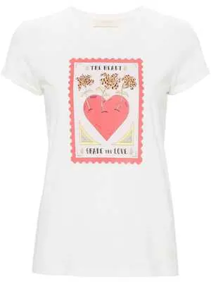 TWINSET Graphic-print Cotton T-shirt - White