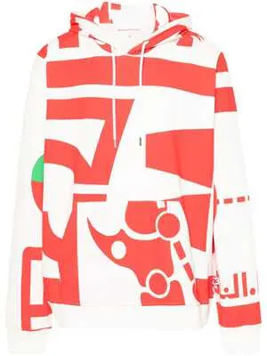 WALTER VAN BEIRENDONCK Dawleetoo Cotton Hoodie - White