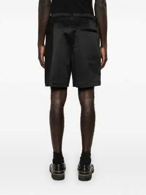 FENG CHEN WANG Dragon-jacquard Patchwork Shorts