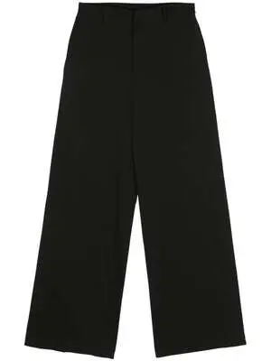 PT TORINO Lorenza Satin Trousers - Black
