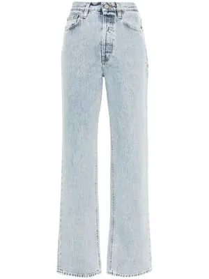 TOTEME Classic Cut Denim Full Length Jeans - Blue