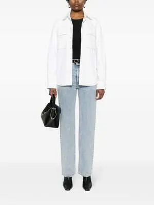 TOTEME Classic Cut Denim Full Length Jeans - Blue