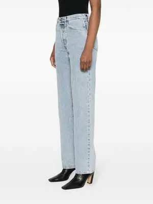 TOTEME Classic Cut Denim Full Length Jeans - Blue
