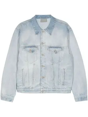 VTMNTS Logo-embroidered Denim Jacket