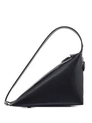 COURREGES Naplack Leather Shoulder Bag