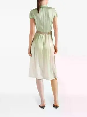 Prada Gradient-effect Midi Dress