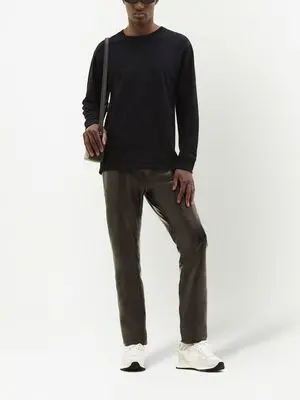 COURREGES Slim-cut Vinyl Trousers - Brown