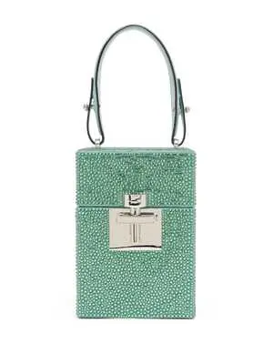 Oscar De La Renta Alibi Crystal Bucket Bag