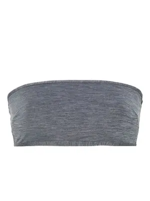 TOTEME Mélange-effect Bikini Top - Grey