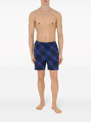 Burberry Check-print Swim Shorts