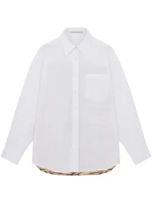 Stella McCartney Tiger-print Oversized Silk Shirt