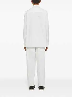 JIL SANDER Long-sleeved Cotton Shirt - White