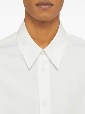 JIL SANDER Long-sleeved Cotton Shirt - White