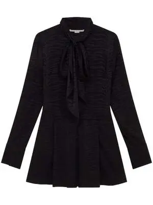 Stella McCartney Tiger-print Organic Silk Minidress