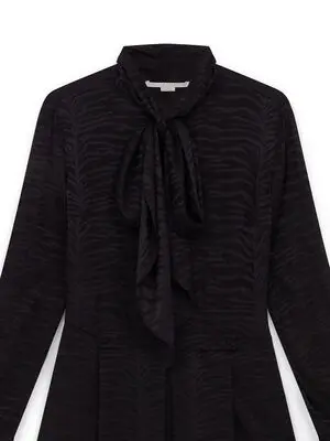 Stella McCartney Tiger-print Organic Silk Minidress