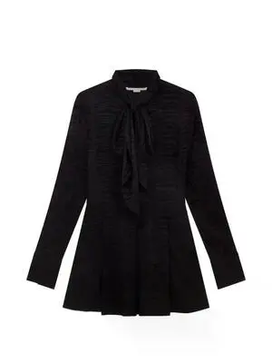 Stella McCartney Tiger-print Organic Silk Minidress