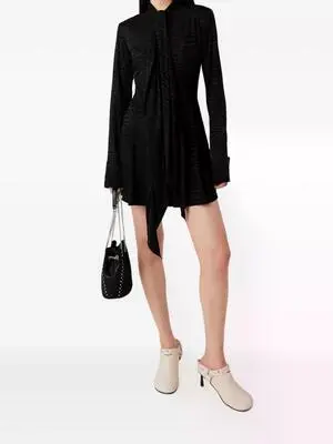Stella McCartney Tiger-print Organic Silk Minidress