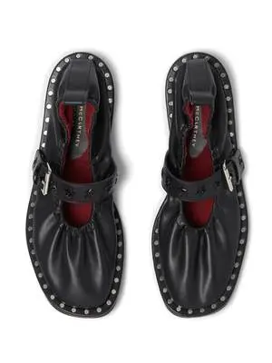 Stella McCartney Falabella Studded Ballerinas - Black