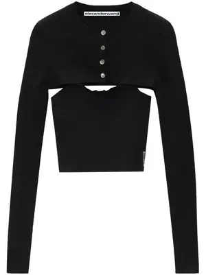 Alexander Wang Ribbed Knit Two-piece Set