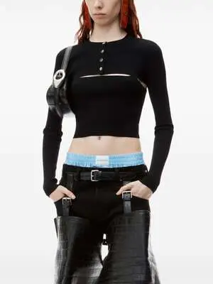 Alexander Wang Ribbed Knit Two-piece Set
