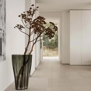ORREFORS Reed Vase, Moss Large