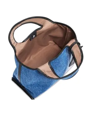 3.1 Phillip Lim We Are Ny Denim Mini Market Tote - Indigo